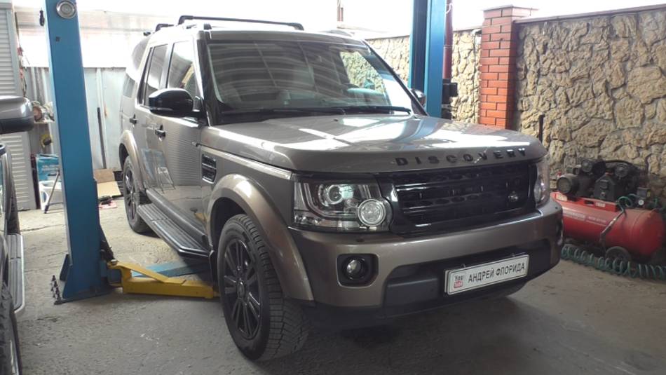 Забился сажевый фильтр DPF снимаю и пробую промыть на Land Rover Discovery 4 3,0 Ленд Ровер Дискавер