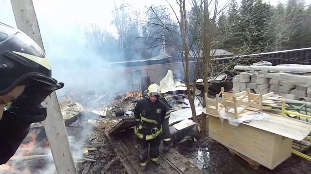 Я на пожаре 19.04.2015