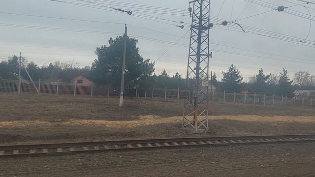 Станция Усад (пгт. Городищи Владимирская обл.) / Вид из электрички