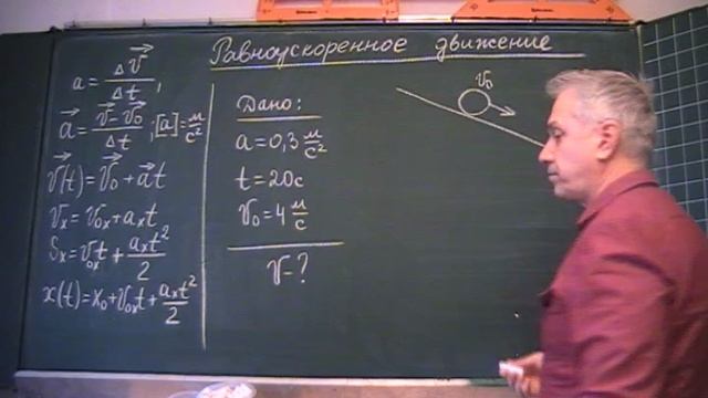 Скорость велосипедиста под уклон