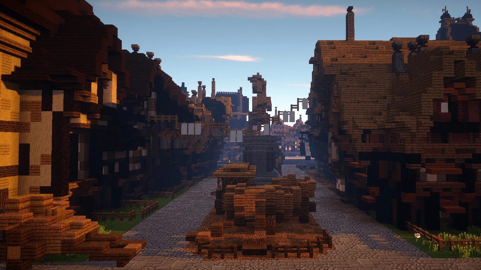 выживание в майнкрафте средневековье чясть 3