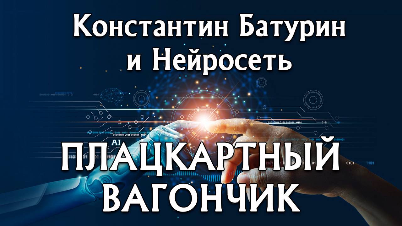 ПЛАЦКАРТНЫЙ ВАГОНЧИК - Константин Батурин и Нейросеть