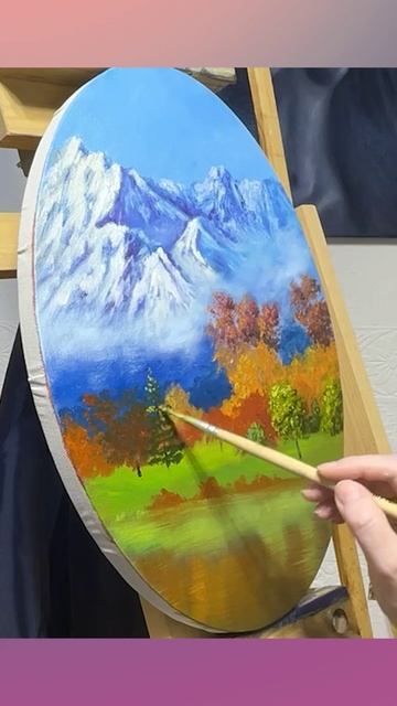 Осень, картина маслом #shorts #nammyart #картина #пейзаж #интерьер #продажа #природа #живопись