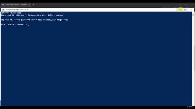 002 Chocolatey for Windows