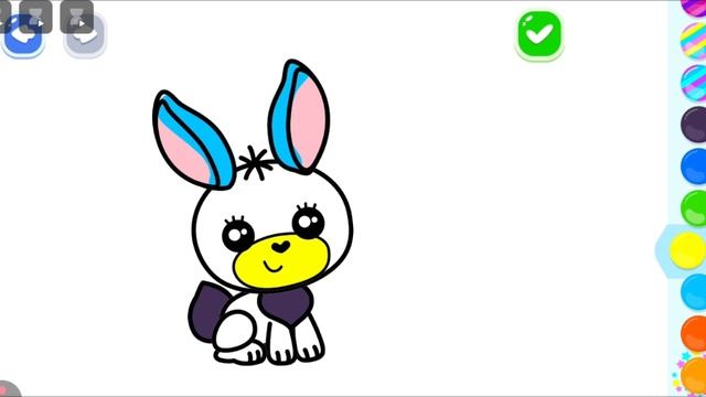 Кто тут такой милый? Раскраска для детей. Учим цвета обучающий развивающий мультфильм мультик