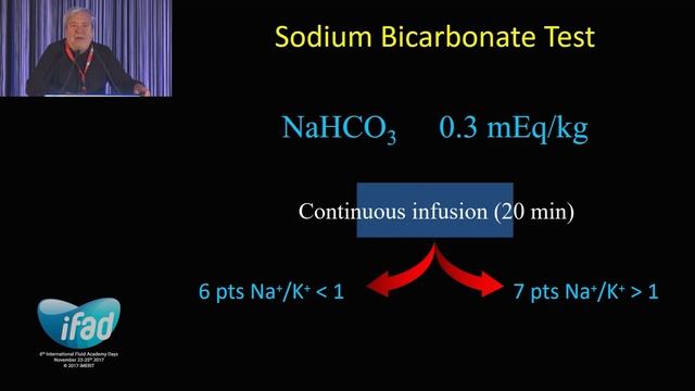 The bicarbonate challenge test – Luciano Gattinoni  IFAD 2017