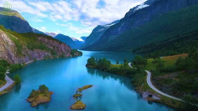 Спокойная музыка для отдыха, медитации и даже сна. Красивая природа для Души