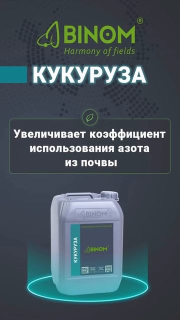 BINOM КУКУРУЗА — точное питание для высокой продуктивности