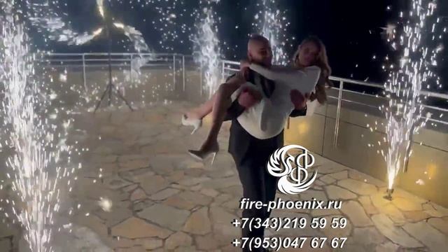 Пиротехническая аллея 6ф/3м*30с + вертушка на 3 фонтана/3м*30с