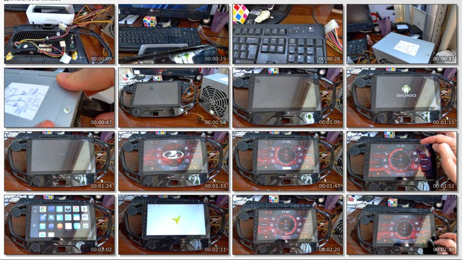 Авто магнитола на столе. Подключаем ГУ дома.