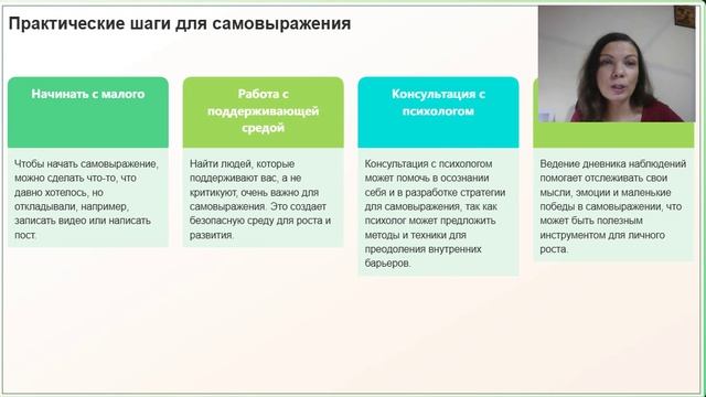 Как проявлять себя и самовыражаться