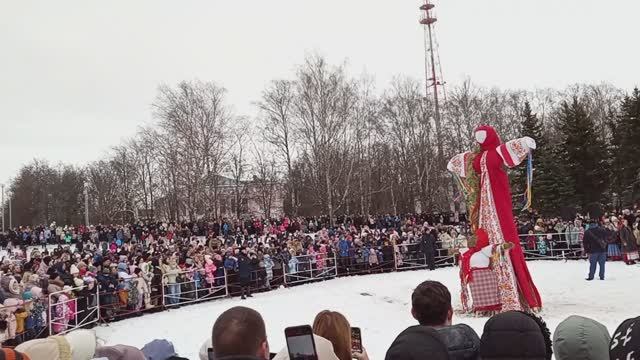 Проводы зимы, Масленица, г.В.Новгород.