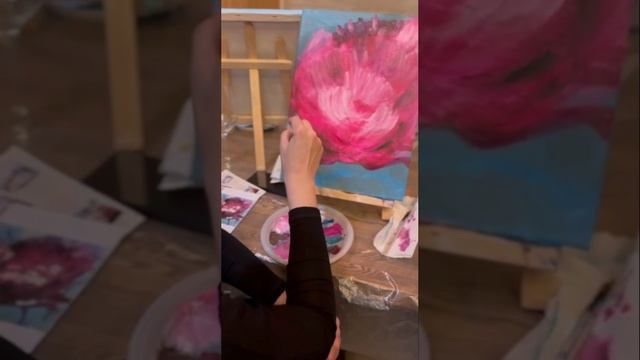 Мастер-класс по рисованию. Взрослые рисуют