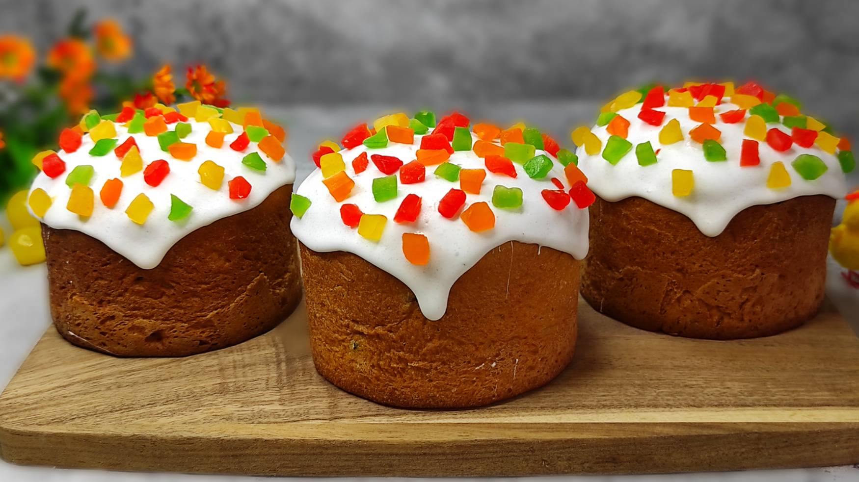 Пасхальный КУЛИЧ, тесто нежное как ПУХ. Долго НЕ ЧЕРСТВЕЕТ.