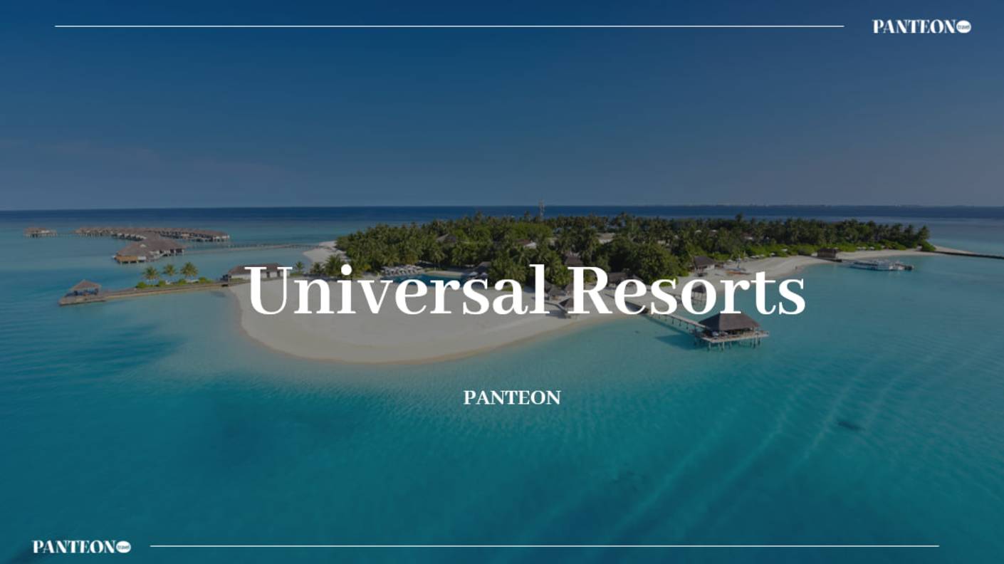 Maldivian Week: Universal Resorts
