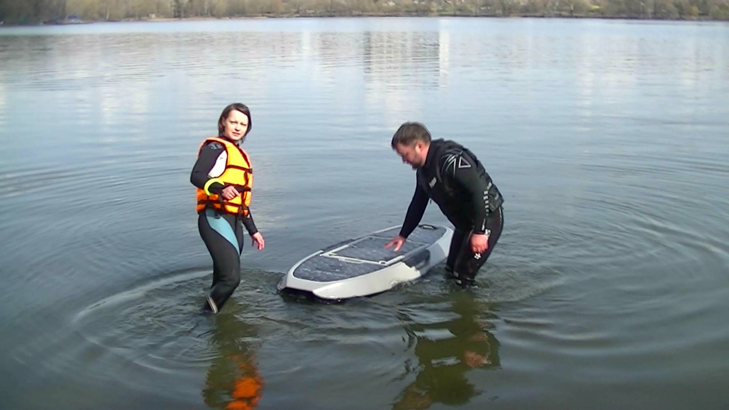 Электросёрф на Косинском Белом озере