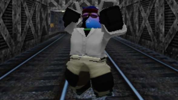 (рубрика)Еду с рандомами (случайными игроками)в роблоксе в мёртвых рельсах в Мексику