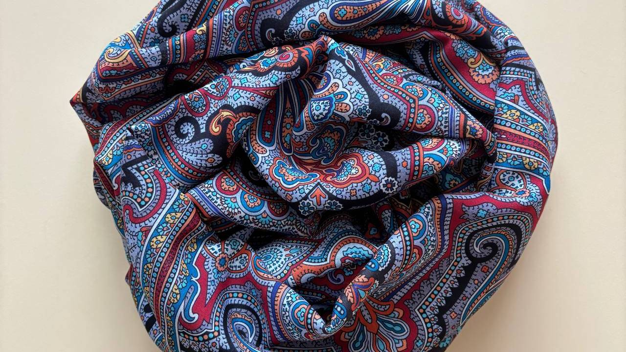 Лёгкий снуд из вискозы "Фергана" павловопосадский