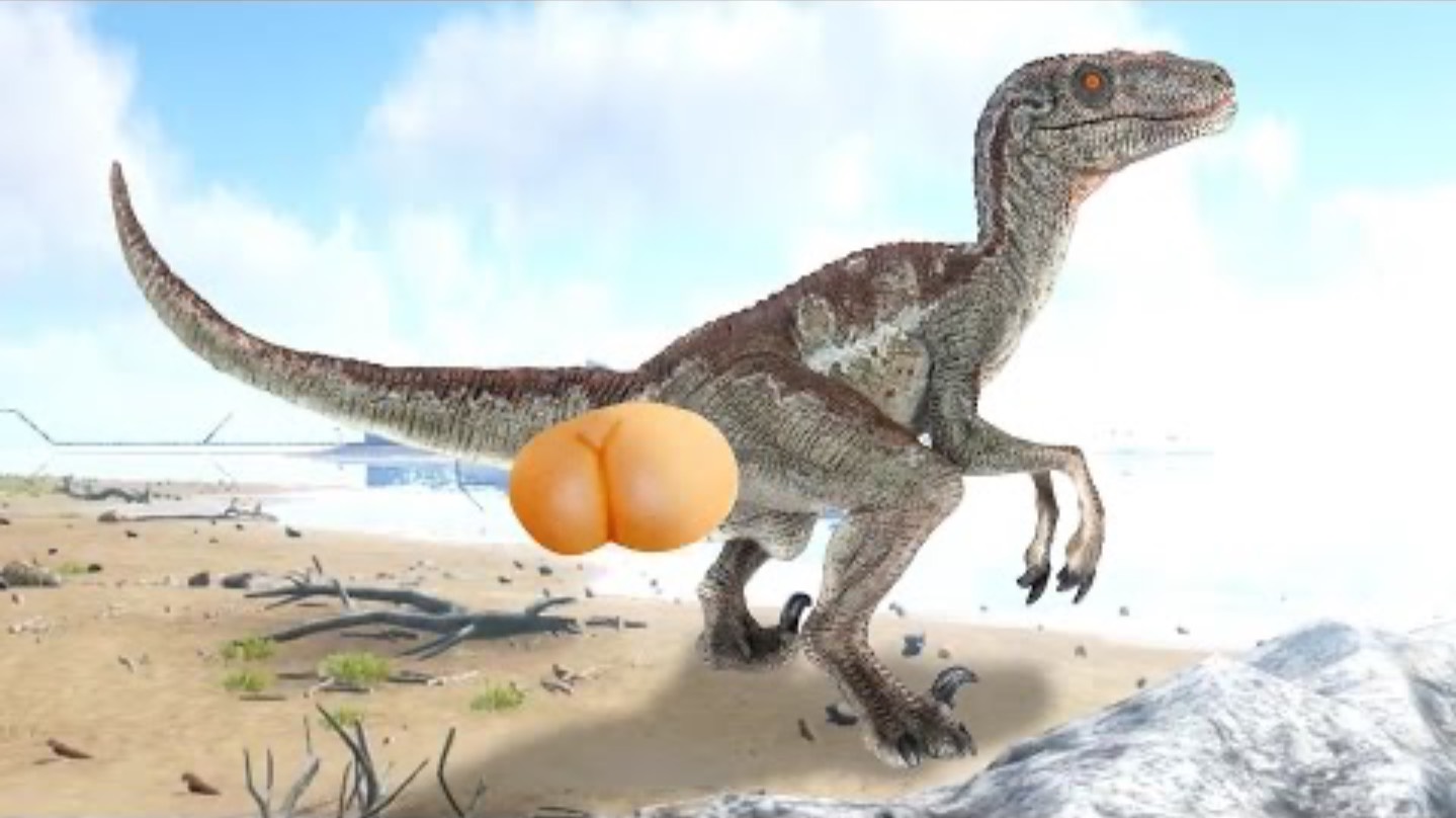 ЖОПА РАПТОРА в ARK