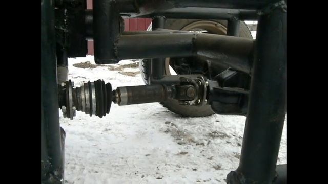 Самодельный минитрактор переломка "КПТ4". Часть 3.