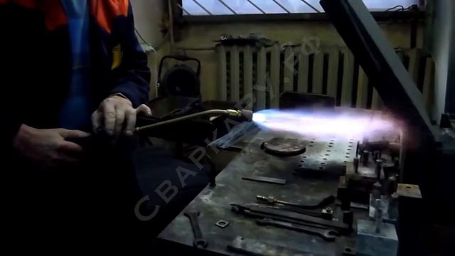 Горелка пропановая Джет Г3У 480 L540мм №7П сетчатый мундштук для термообработки и нагрева Коротко