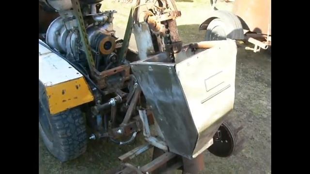 Самодельная картофелесажалка.  Посадка картофеля.