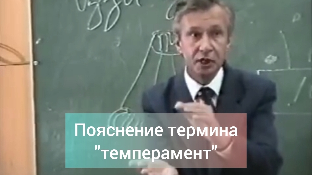 Пояснение понятия "темперамент"