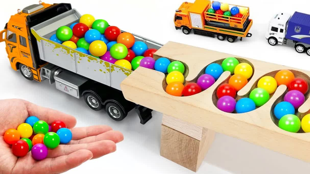 Гонка ASMR самосвал Экскаватор Машина скорой помощи Вилочный погрузчик #топыкатегорий