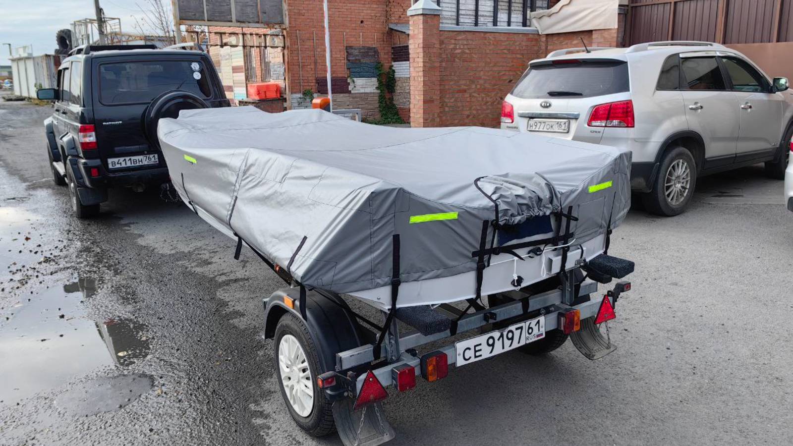 BRO 4.2 поехал с тентом на рыбалку