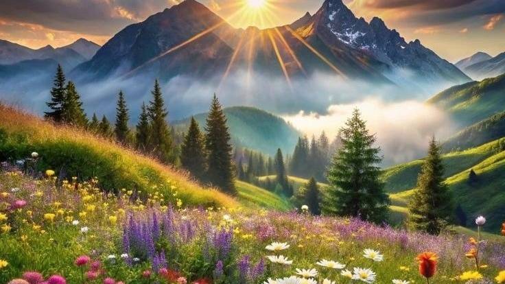 Горная речка.