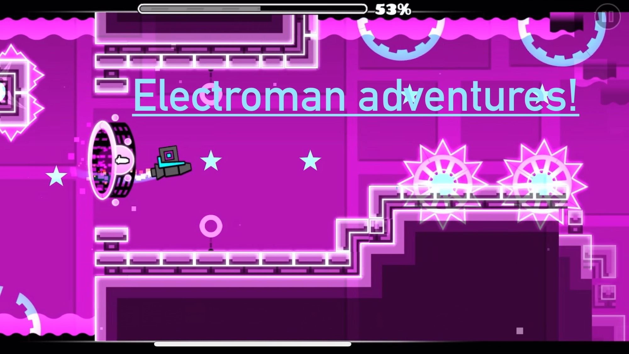 Electroman adventures на 3 🪙, Geometry Dash!!!