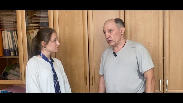 2025.04.2. Интервью с атаманом ХКО Союз Верхне-Донских казаков Шалимовым в  школе 94 о казаках