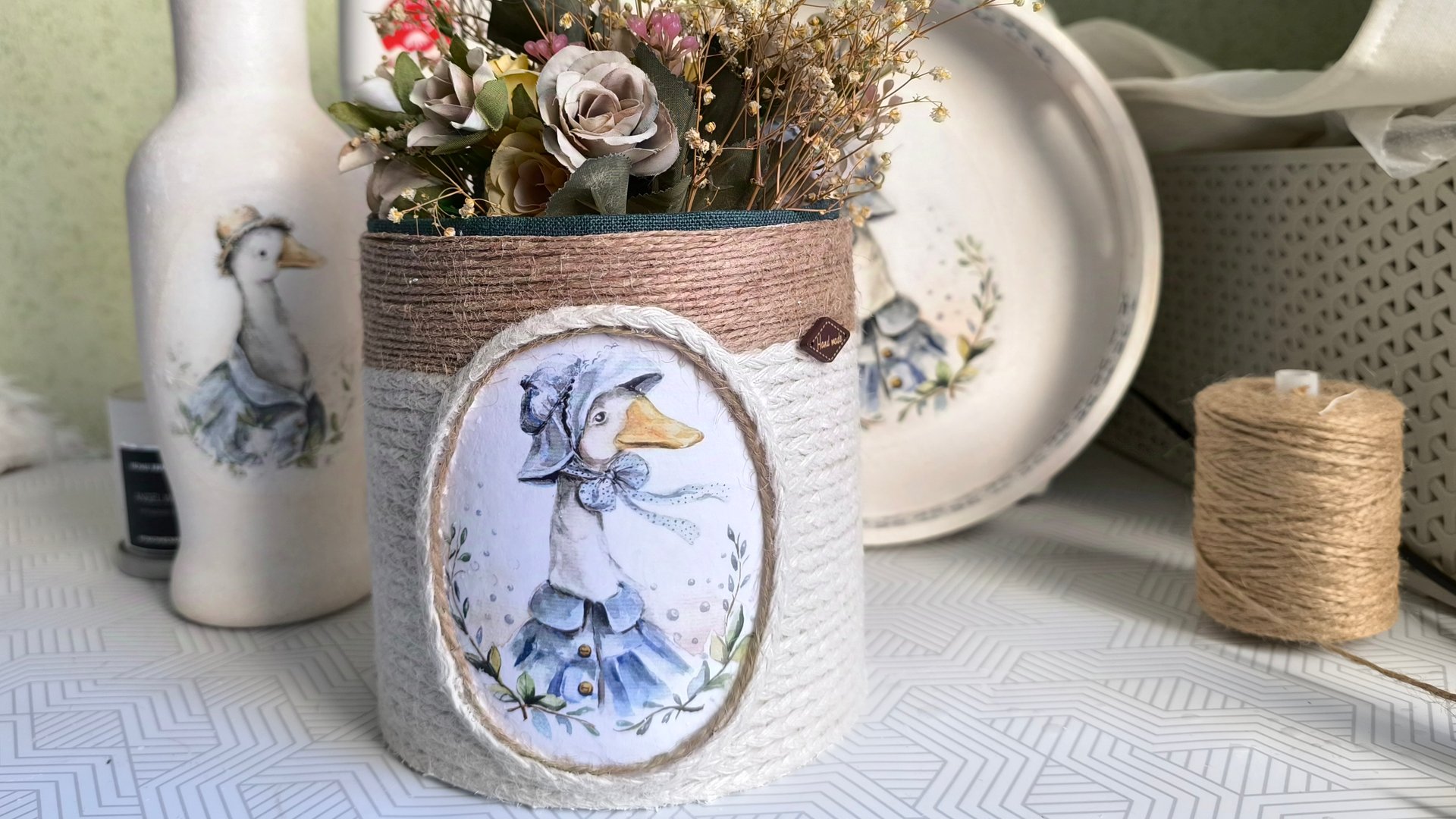 Декупаж. Выходной уютный,домашний день.