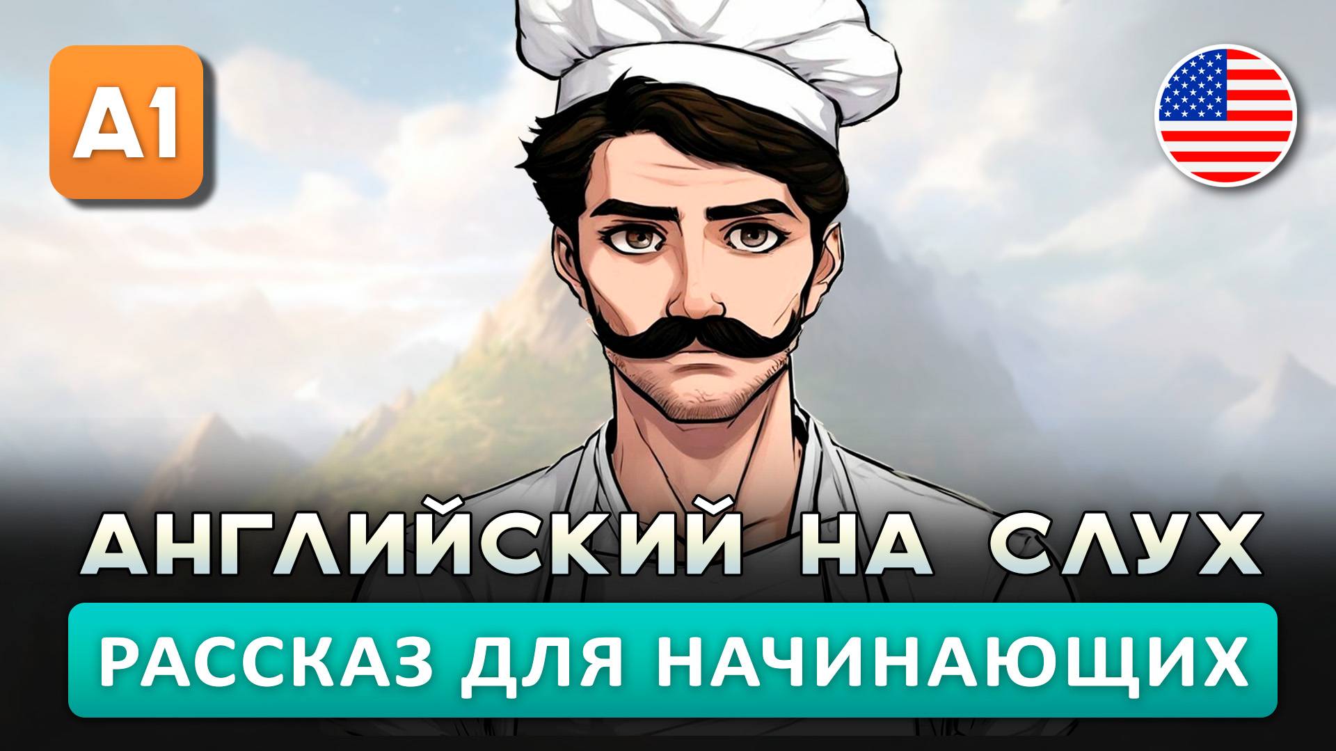 Простой рассказ на английском (A0 - A1): Пекарь | Английский на слух 🎧