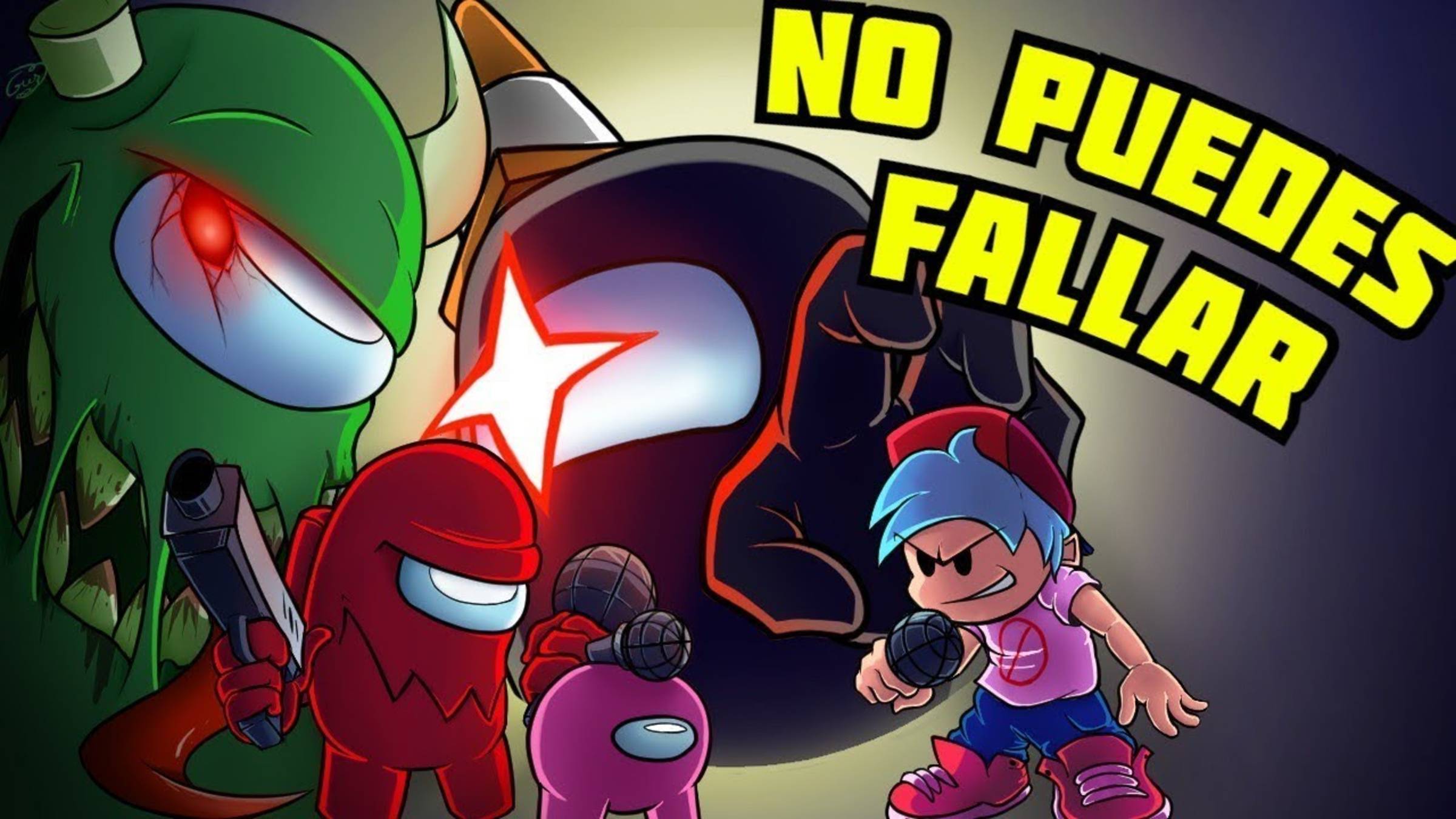 Прохождение недели зелёного в Friday Night Funkin' VS Impostor V3