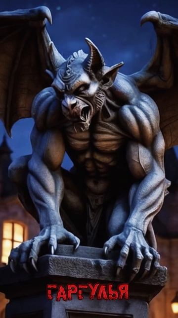 Живая статуя смерти! #horror #чудовище #мистика #существа  #мифология