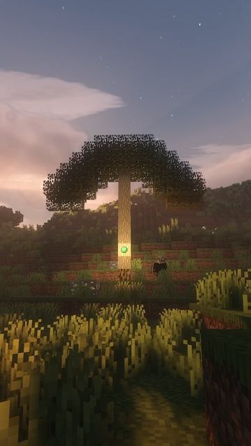 Дерево шахтёра в The Twilight Forest(сумеречный лес) #майнкрафт #постройки #shorts #minecraft