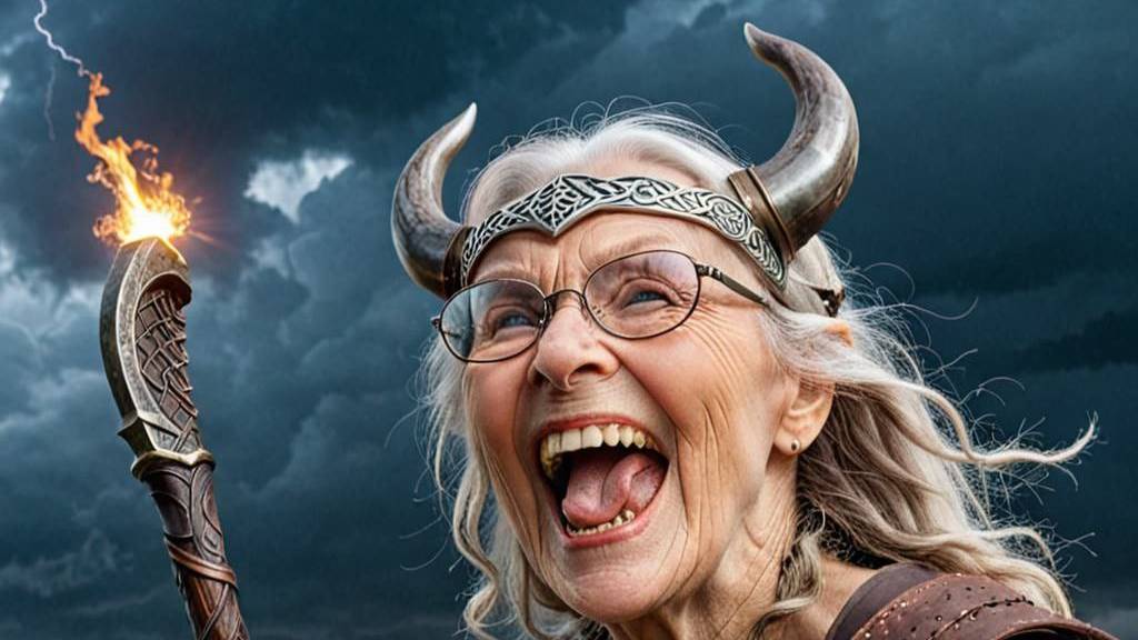 Старуха и Вальгалла AI music (ИИ музыка)