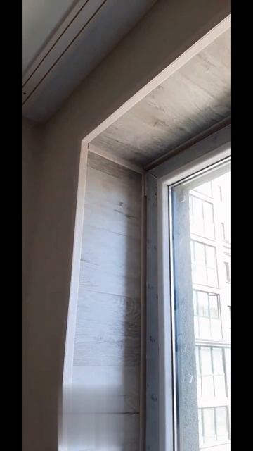 Оконные откосы из кварцвинила. Ремонт. Калининград.
