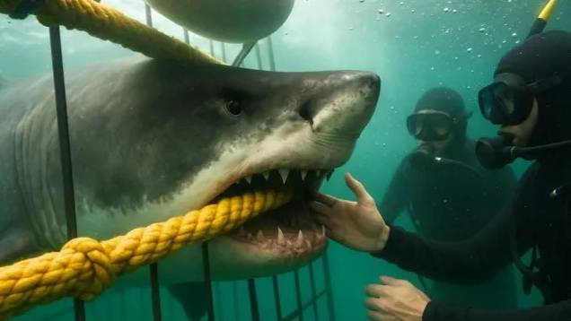 11 Минут, которые заставят Вас уважать Больших Белых Акул