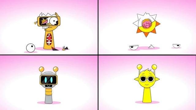 Спрунки OC - увлекательный мультфильм - фаза 2 против фазы 3 против фазы 4