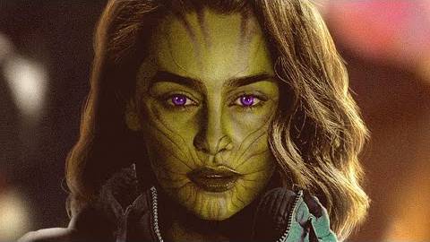 Эмилия Кларк великолепна в роли Скрулла.