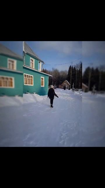 Резиденция зимой