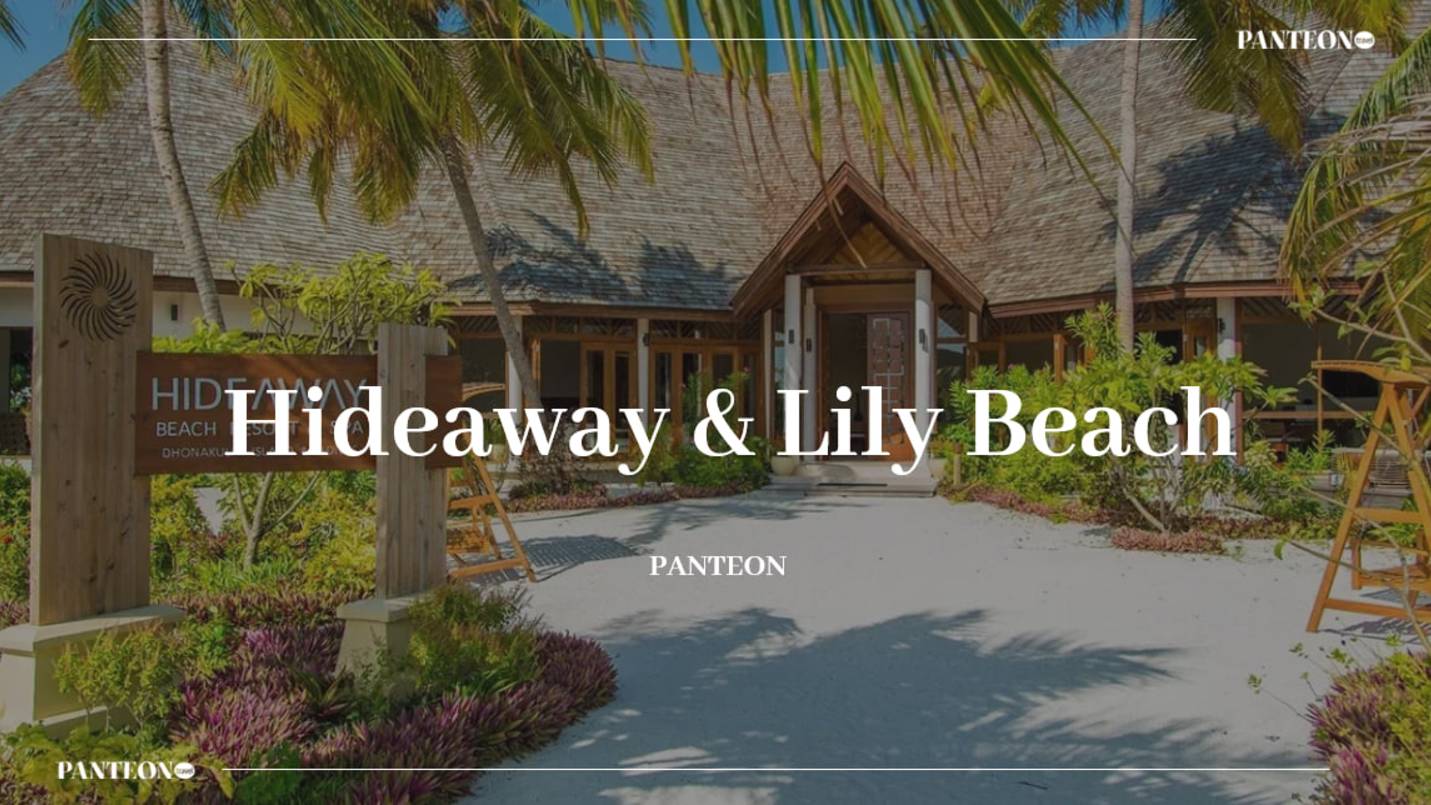 Maldivian Week: Hideaway & Lily Beach