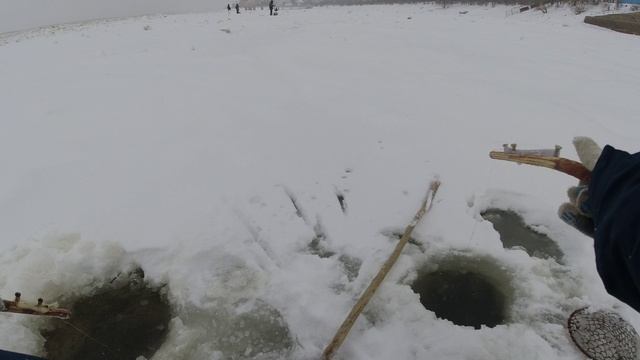 2,Ловим зимнего верхогляда и небольшой трофей.2021