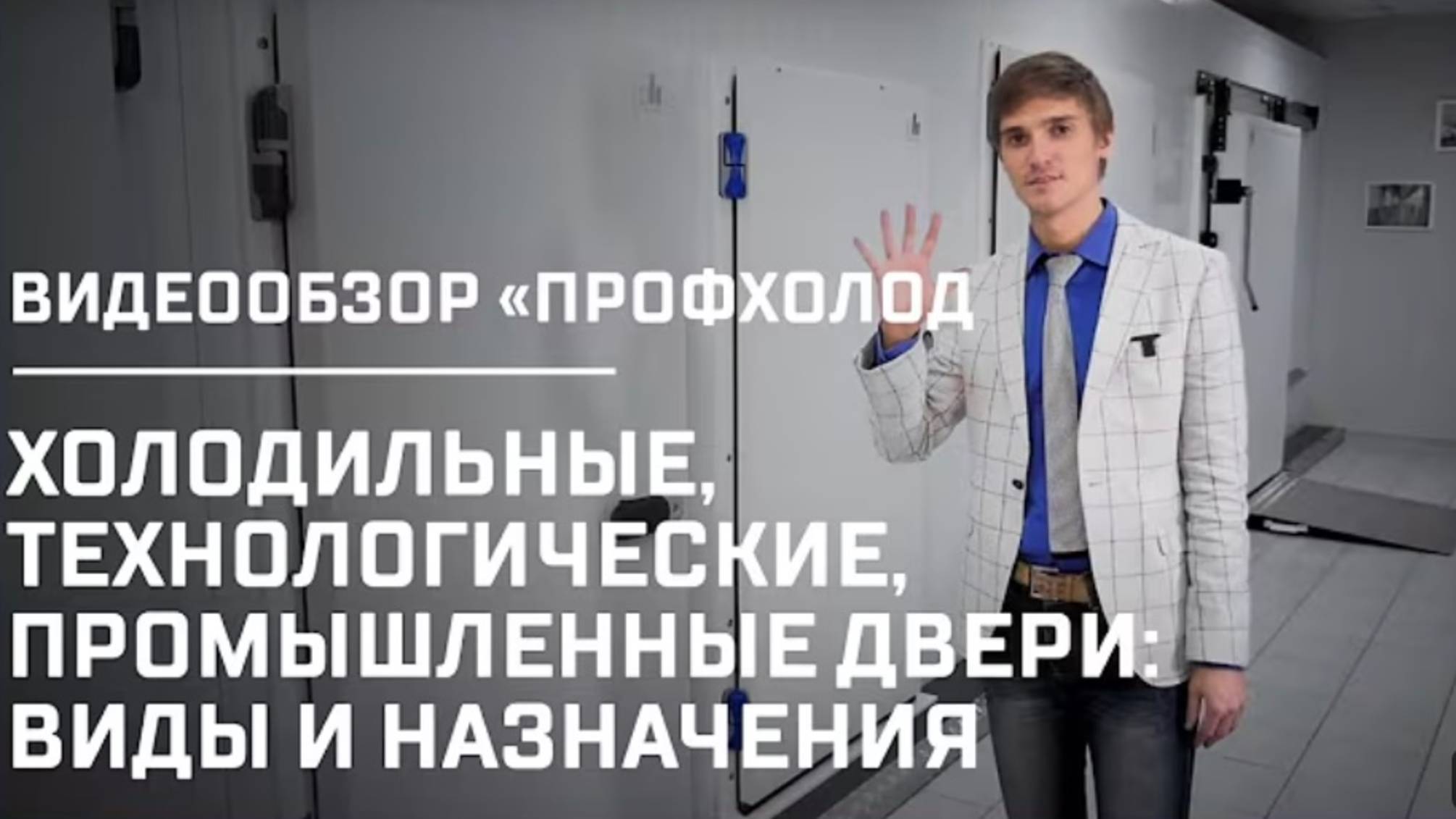 Холодильные, технологические, промышленные двери: виды и назначения | видеообзор «ПрофХолод»