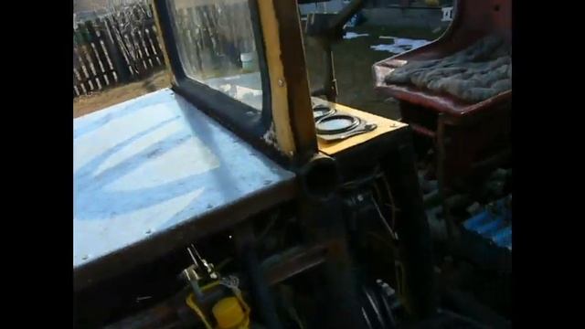 Самодельный минитрактор "КПТ-4". Кабина, электрика, гидравлика.