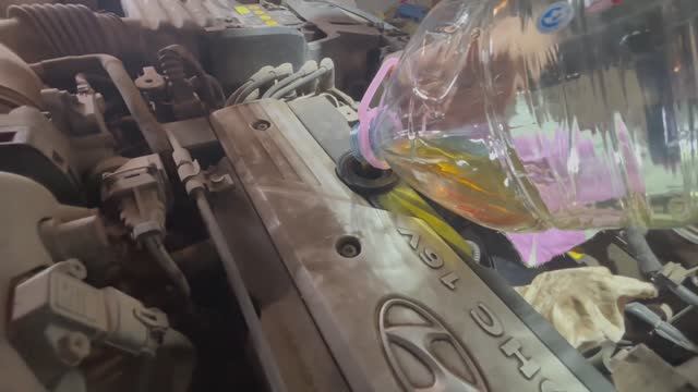 Замена Масла в Хундай Элантра