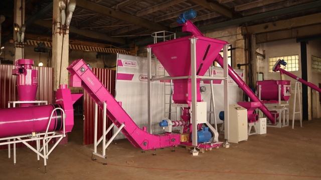 Линия экструдирования отходов переработки птицы