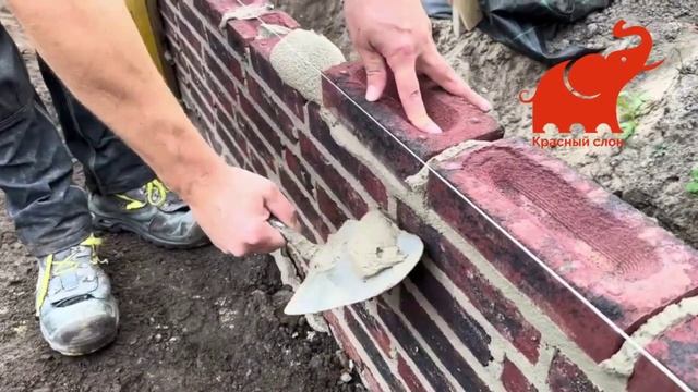 КЛАДКА КИРПИЧА РУЧНОЙ ФОРМОВКИ